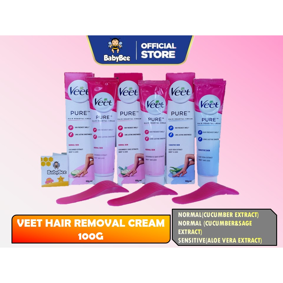 VEET PURE HAIR REMOVAL CREAM 100G | Shopee Malaysia