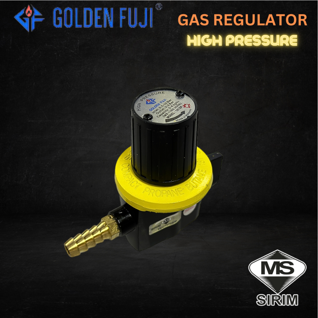 Golden Fuji Gas Regulator High Pressure (Sirim) Pengatur Gas Tekanan ...