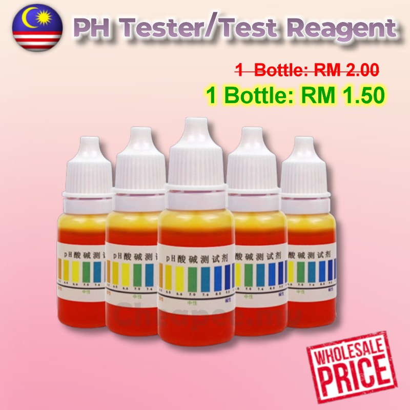 PH Tester/Test Reagent / Ujian Reagen/ Ujian PH Asid dan Alkali/ PH ...