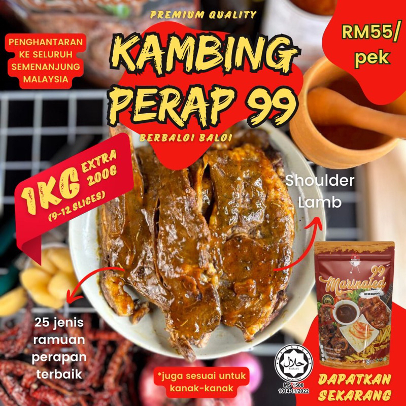 Kambing Perap 99 (3.6kg) | Shopee Malaysia