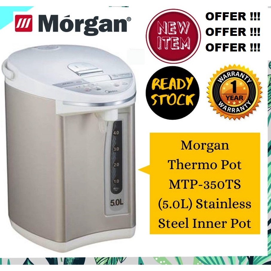 Morgan Thermo Pot MTP-350TS 5.0L | Shopee Malaysia