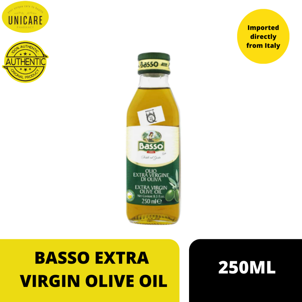 BASSO EXTRA VIRGIN OLIVE OIL (250ML/500ML/1L) | Shopee Malaysia