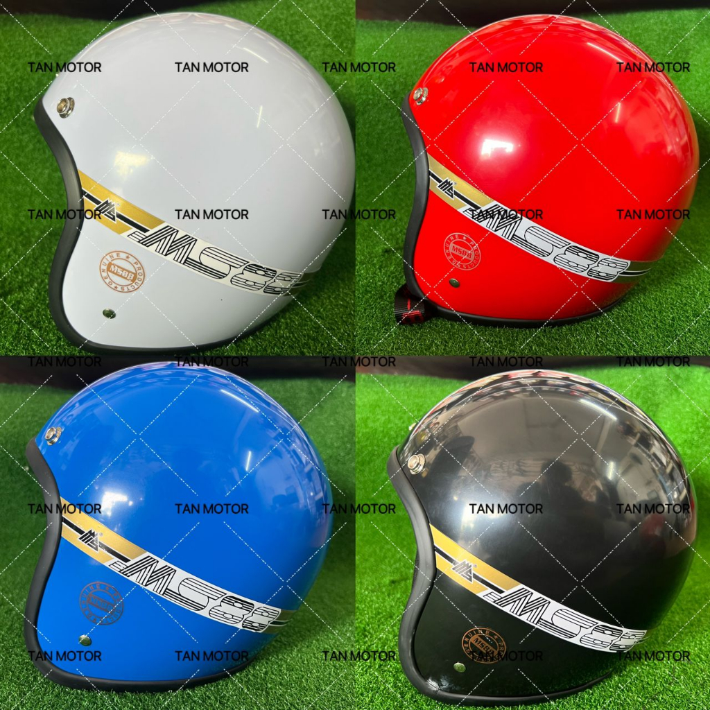 MS88 HELMET 100% ORIGINAL [Tali Tulisan Merah] MS88 MS 88 MS-88 L SIZE ...