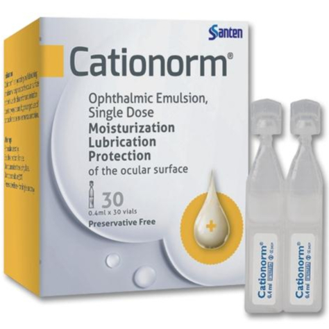 SANTEN CATIONORM OPTHALMIC EMULSION SINGLEC DOSE | Shopee Malaysia