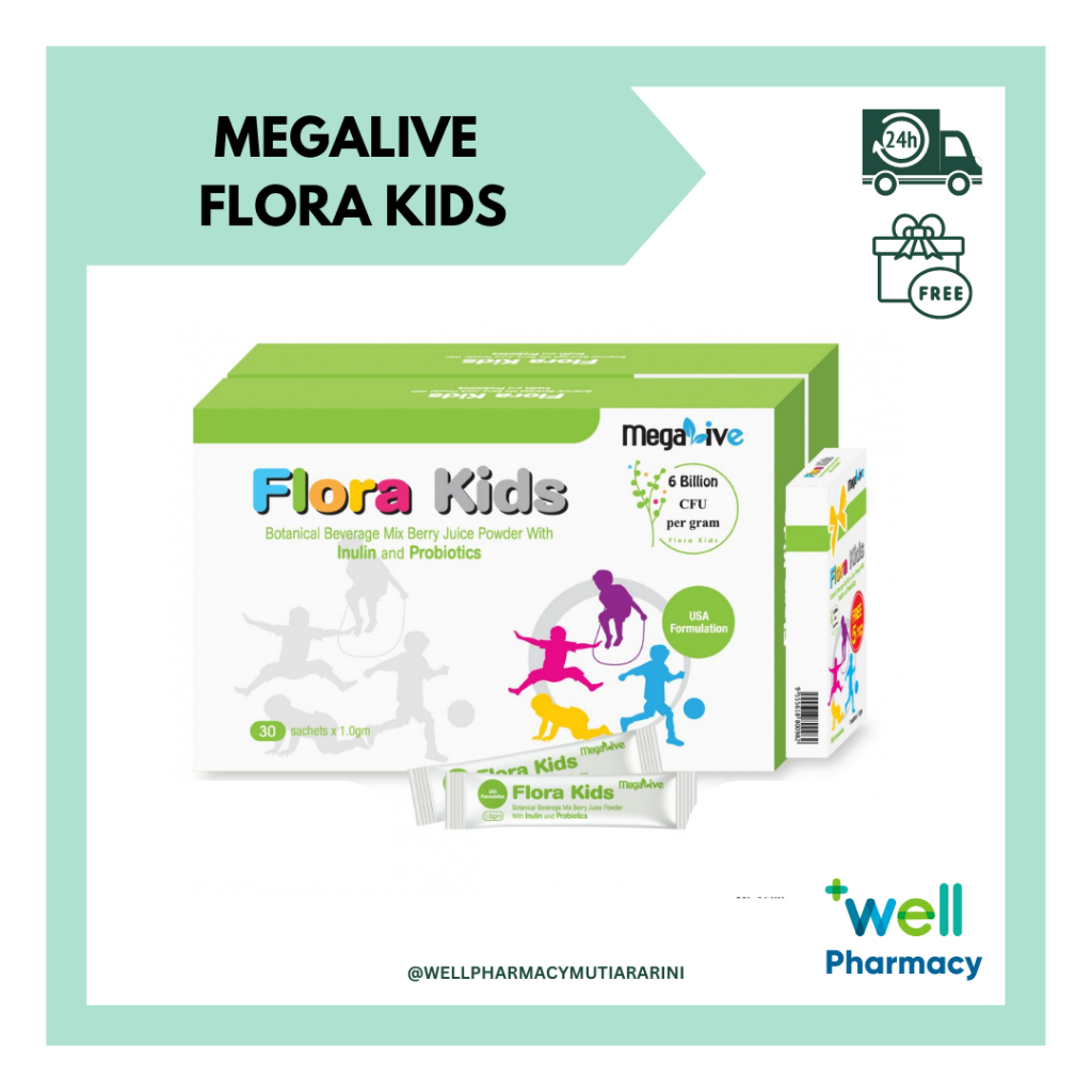 MegaLive Flora Kids(30'S/2X30'S+5'S) | Shopee Malaysia