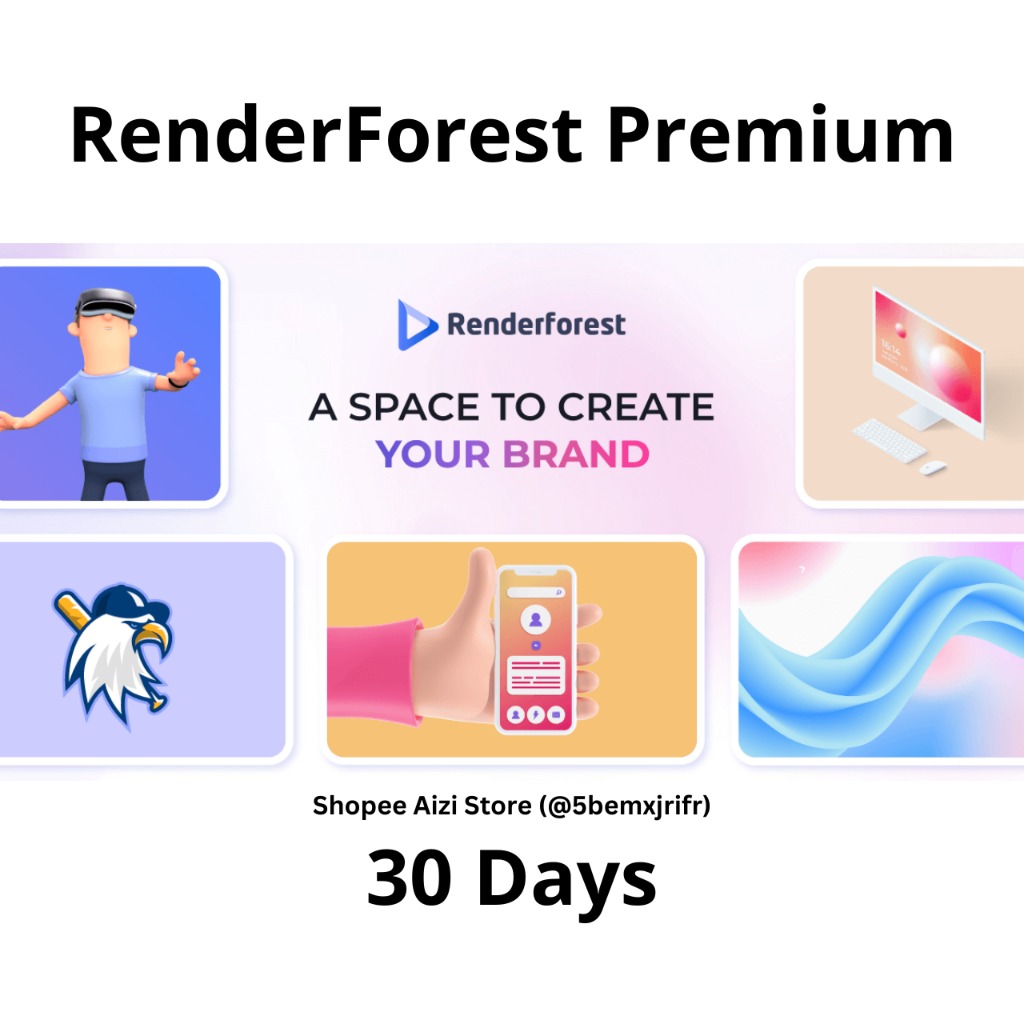 RenderForest | All your design tools in one place | 30 Days Premium ...