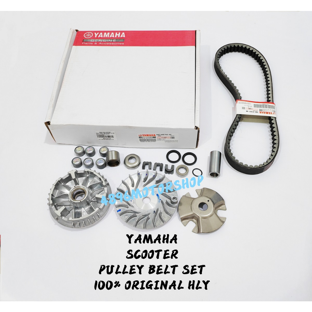 100% ORIGINAL HLY FRONT PULLEY V BELT COMP SET EGO EGO-S NMAX NVX EGO-LC FI NOUVO-LC AVANTIZ ...