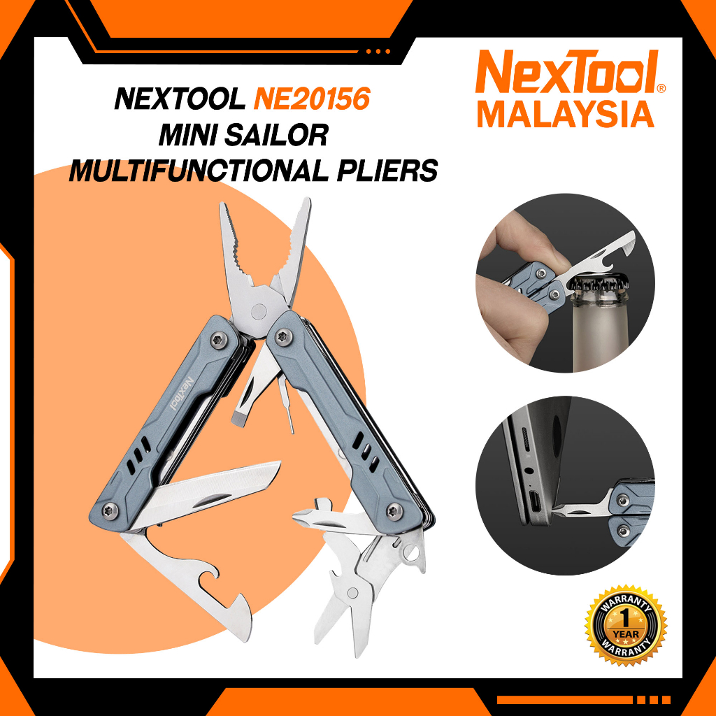 Nextool NE20156 Mini Sailor Multi-functional Pliers | Shopee Malaysia