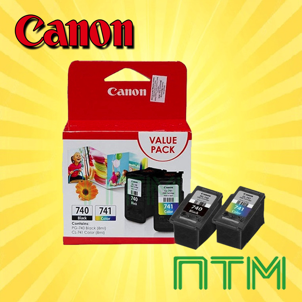 (ORIGINAL) GENUINE CANON PG-740 CL-741 VALUE PACK INK CARTRIDGE / 740 741 NTM | Shopee Malaysia