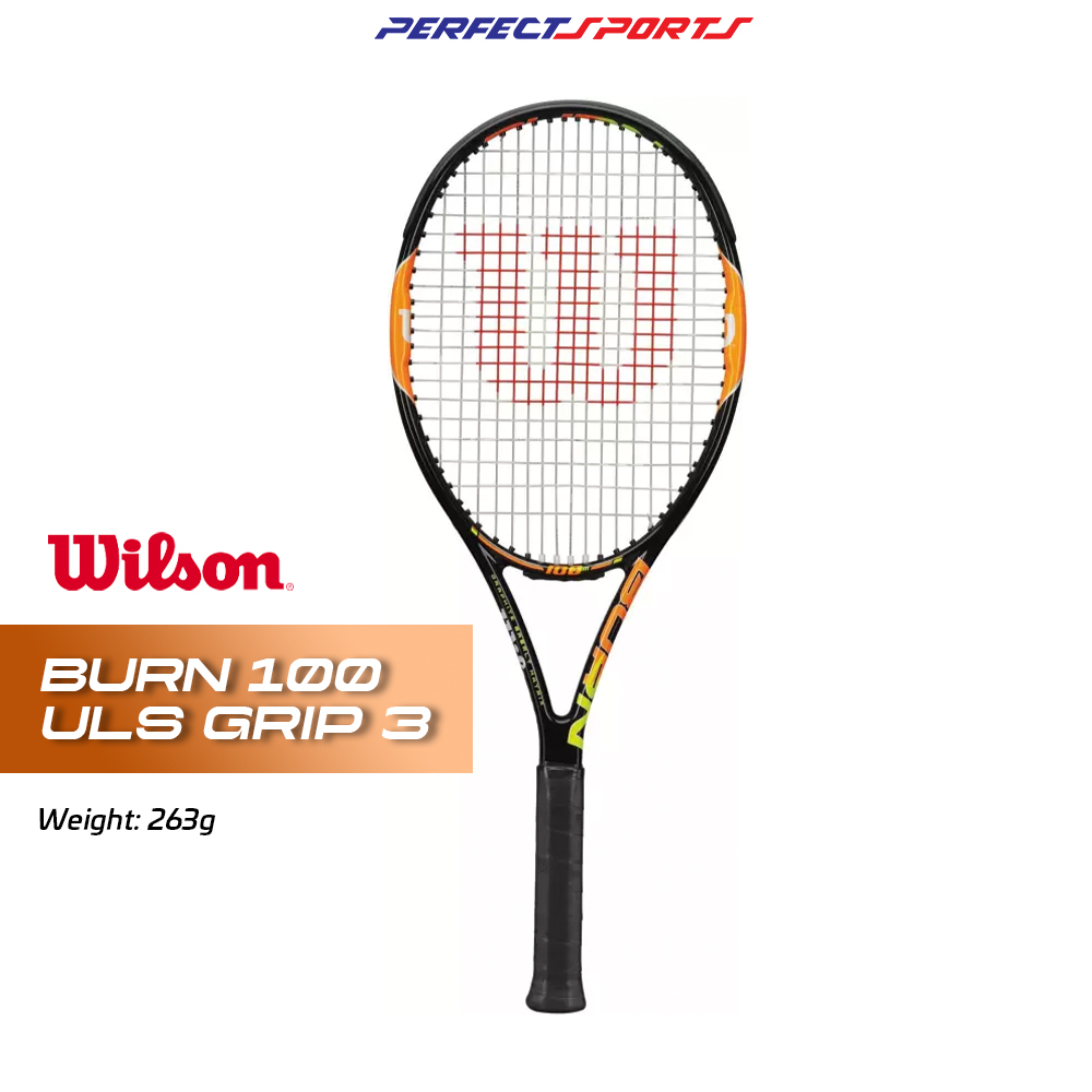 [Free String + Grip] WILSON BURN 100 ULS GRIP 3 (263G) | Shopee Malaysia