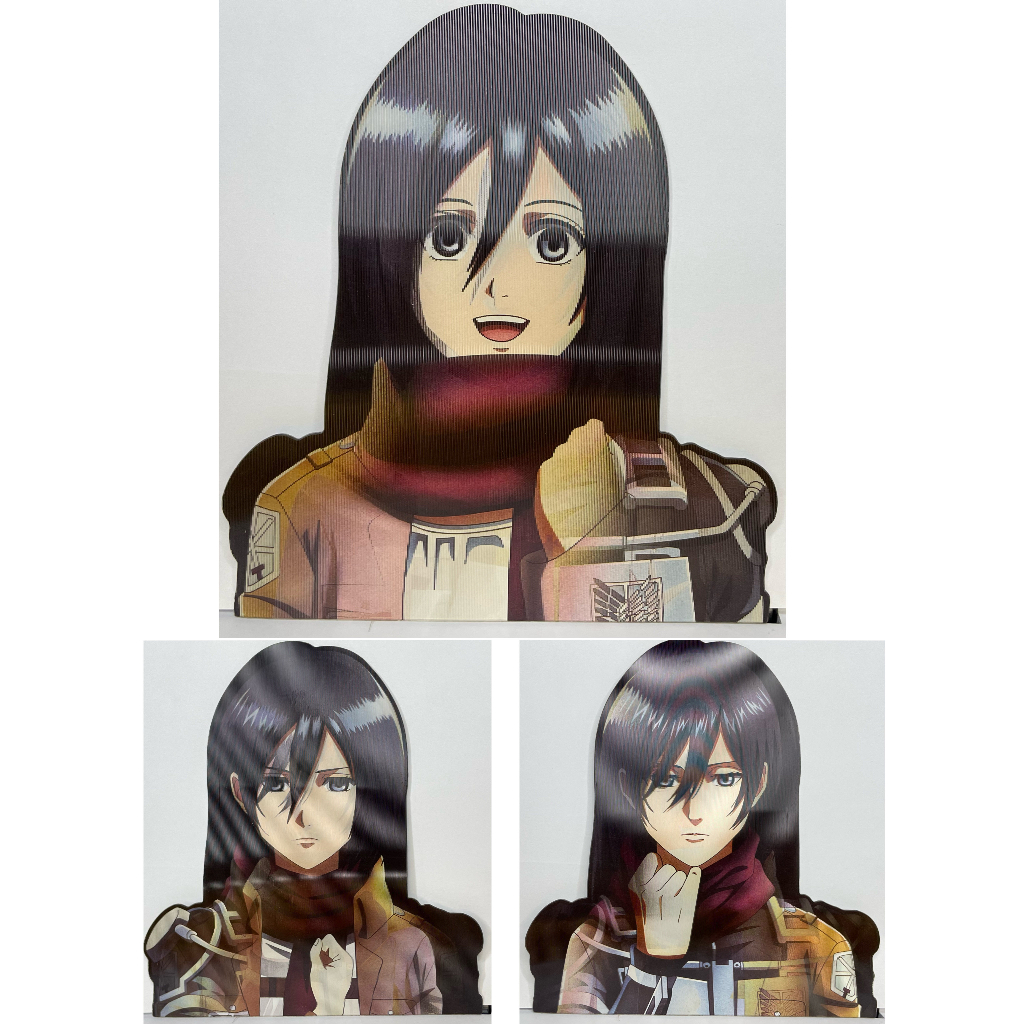 Attack on Titan Anime 3D Motion Stickers Adhesive Mikasa Ackerman ...