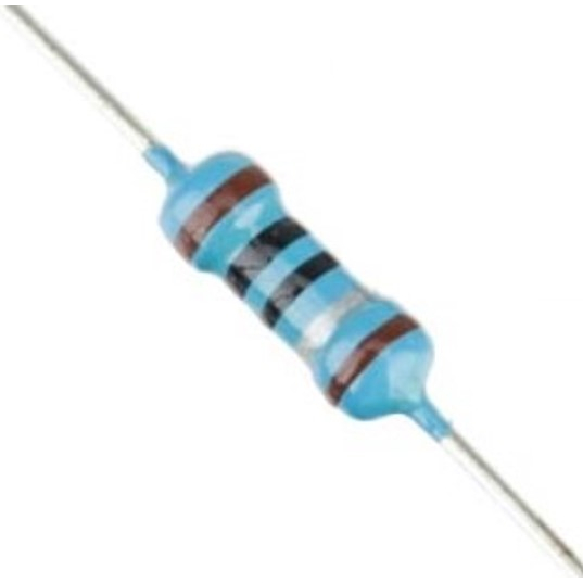 (50pcs) 1/4W Metal Film Resistor - (1 ohm to 10M ohm) - 1% Tolerance ...