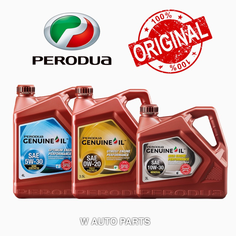 PERODUA ENGINE OIL 100% ORIGINAL | Shopee Malaysia