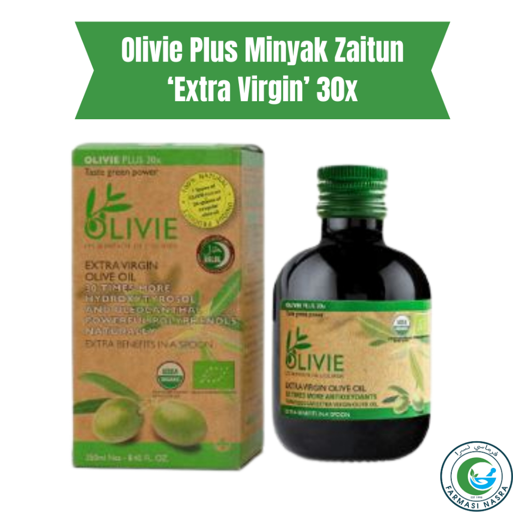 OH Olivie Plus 30x Minyak Zaitun ‘Extra Virgin’ 250ml & 50ml {NEW PRICE ...
