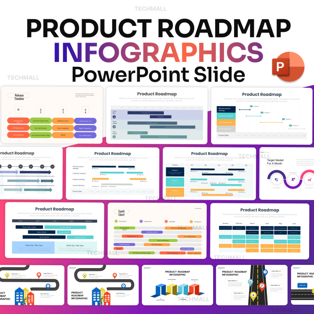 Product Roadmap Infographics PowerPoint Presentation Template | Easy ...