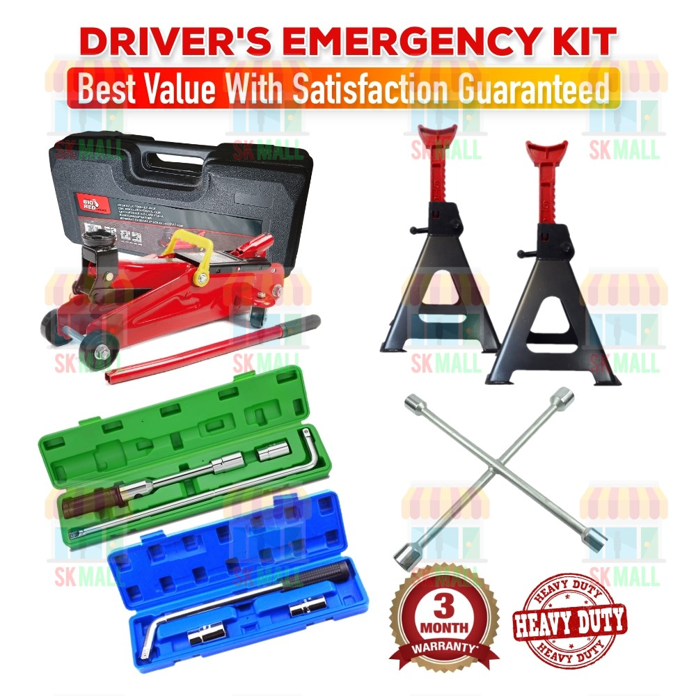 2 Ton Hydraulic Floor Jack Auto Repair Tools Car Tyre Change Tool Jack ...