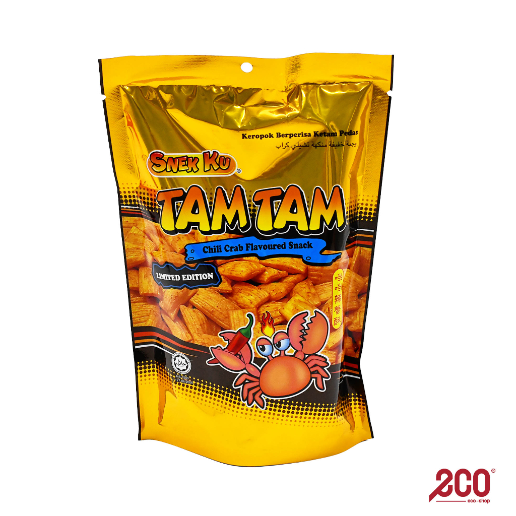 Snek Ku Tam Tam Chili Crab Flavoured Snack (100g) - AB-L007-T03-07 ...