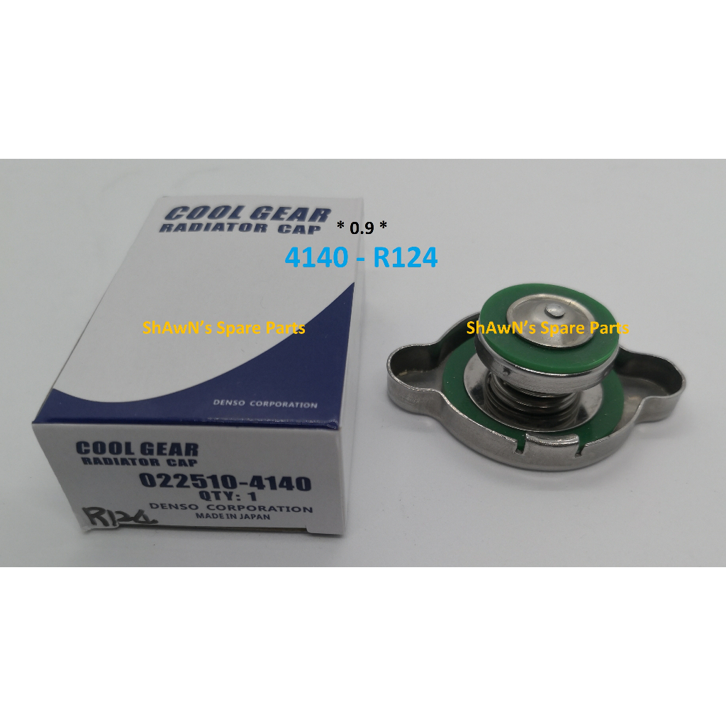 DENSO JAPAN Radiator Cap ( Heavy Duty RED Silicone ) R124 - 4140 / R125 ...