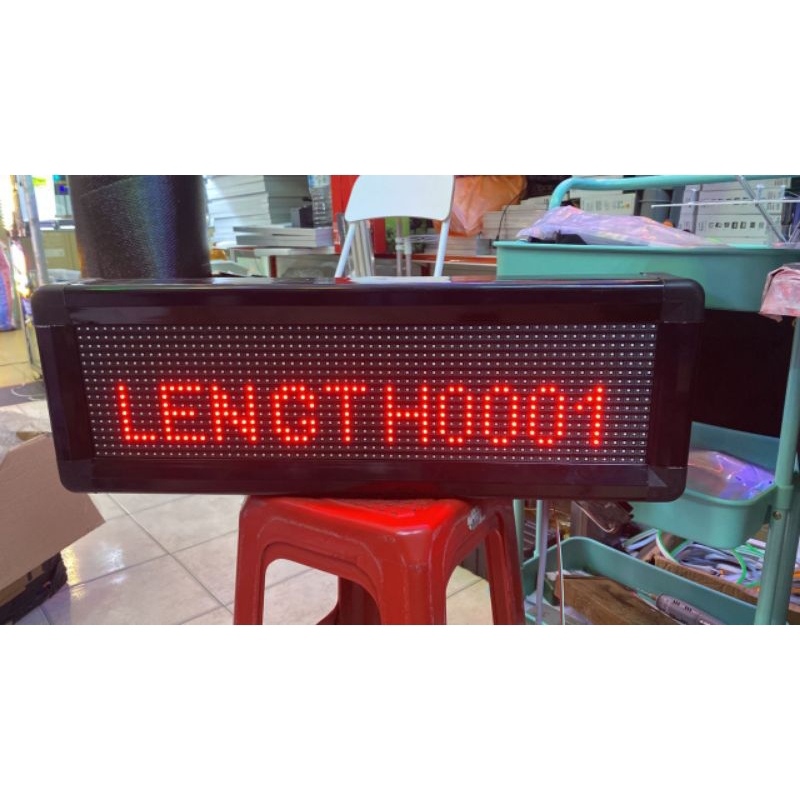LED Digital Signboard Production Line Record Display Number Count Up ...