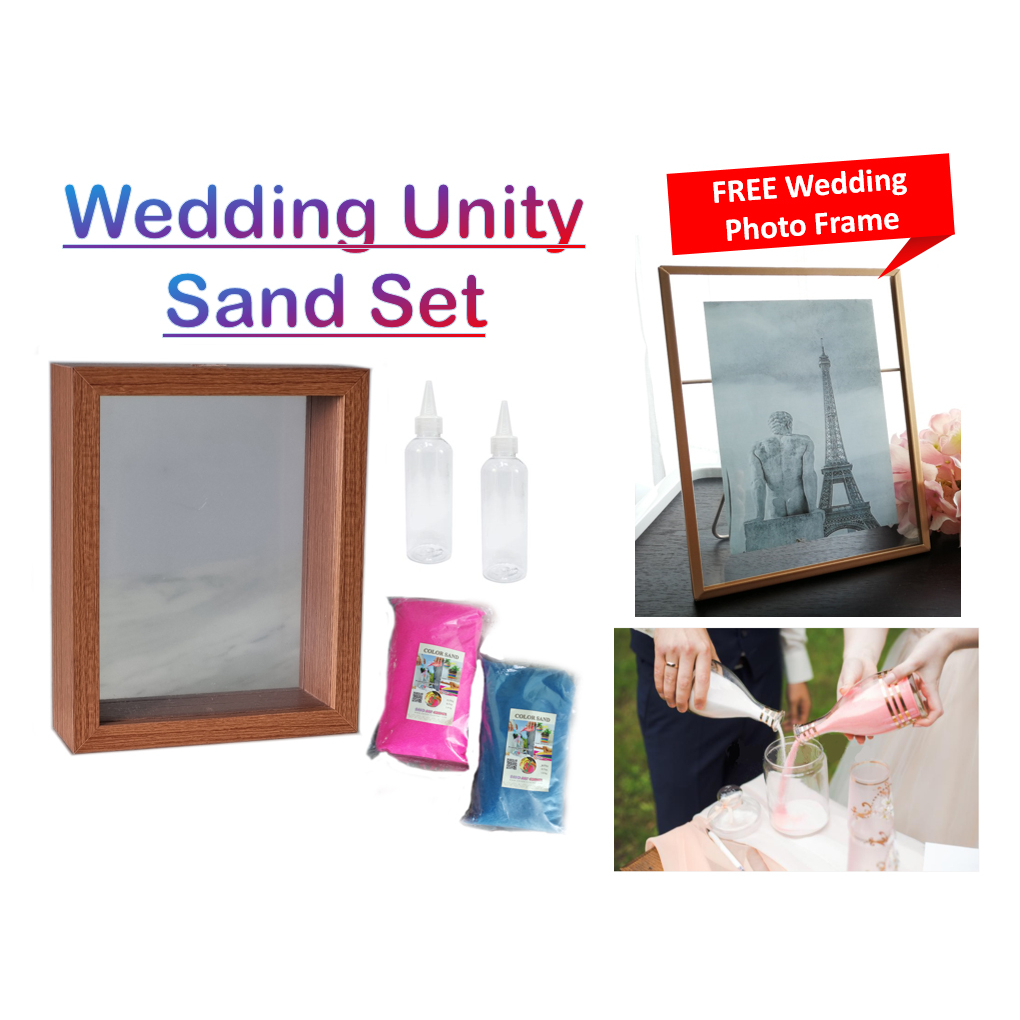 💝 Wedding Sand Ceremony Set with Bottle & Color Sand | 💝 Unity Sand ...