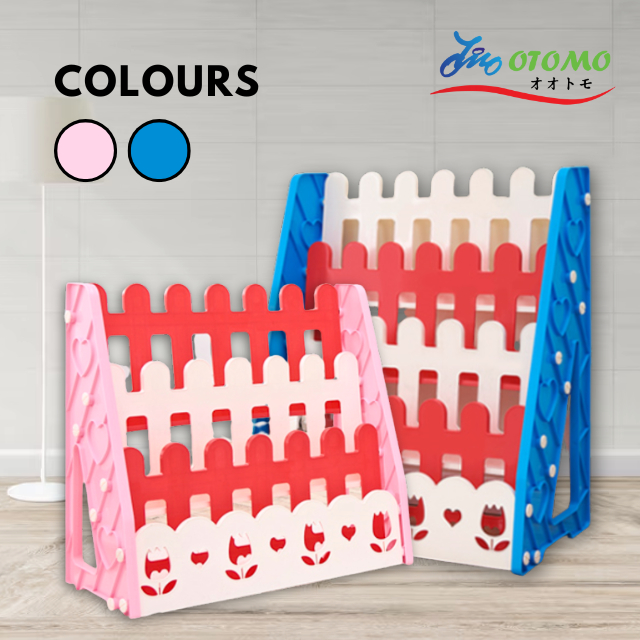 [READY STOCK] Kids Book Shelf 3 Tier Baby Children Study Room Furniture ...