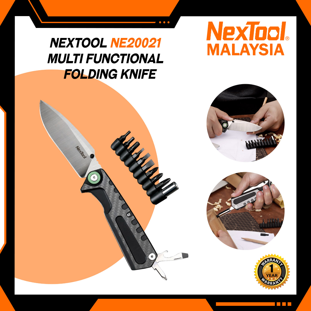 Nextool NE20021 Multi-functional Folding Knife | Shopee Malaysia