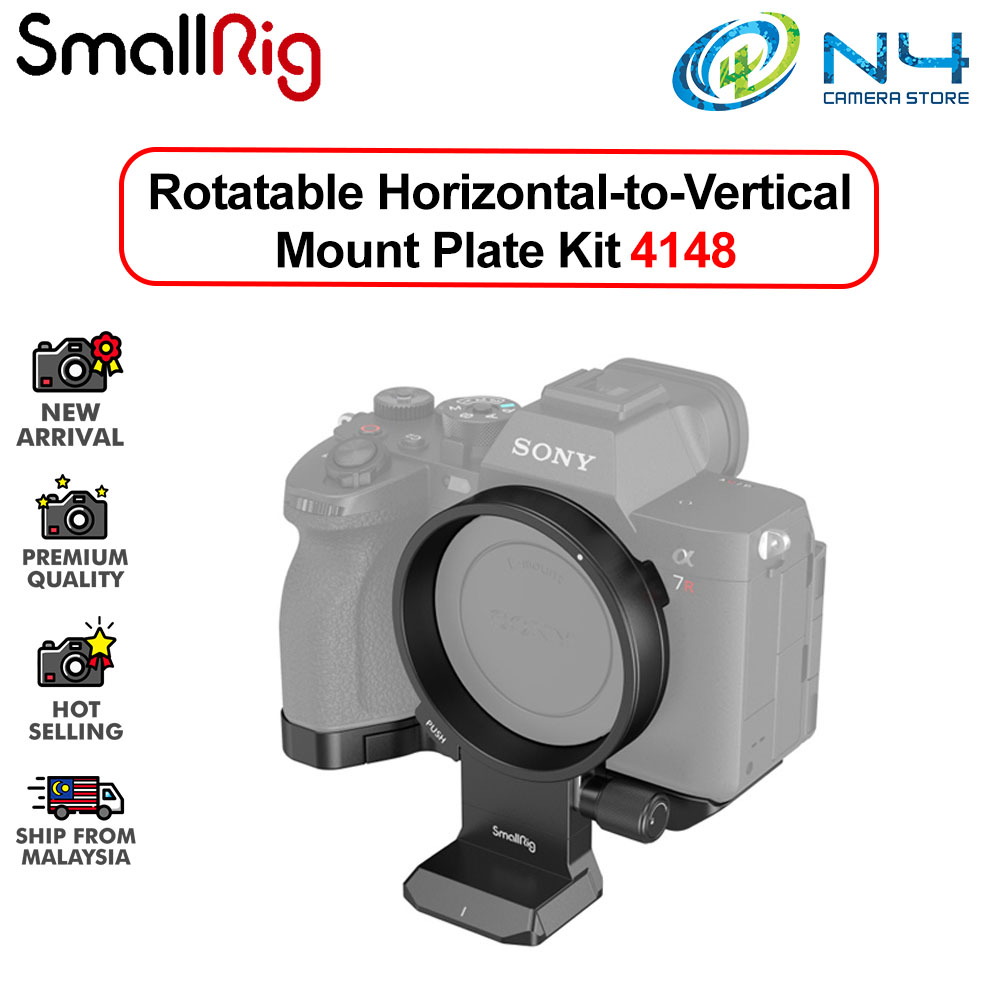 SmallRig Rotatable Horizontal-to-Vertical Mount Plate Kit for Sony α7R ...