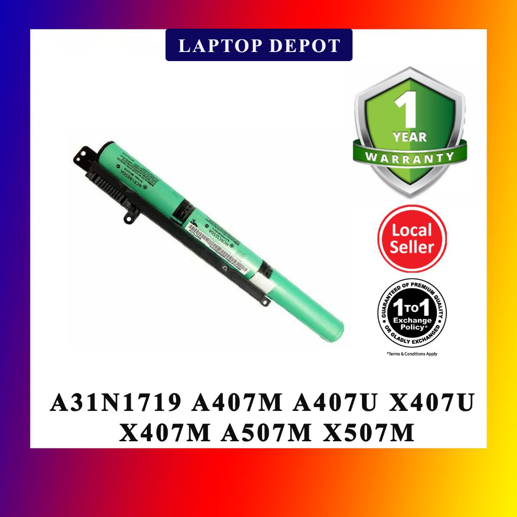 Asus A31N1719 A407M A407U X407U X407M A507M X507M 0B110-00520500 Replacement | Shopee Malaysia