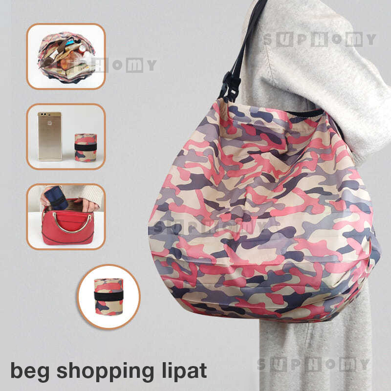 Beg Lipat Shopping bag Storage bag Grocery Bag Toto bag foldable ...