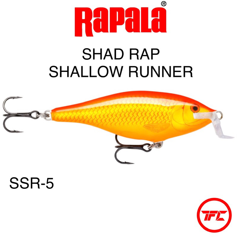 Rapala Shallow Shad Rap SSR-5 Lure SSR05 SSR5 Shallow Runner | Shopee ...