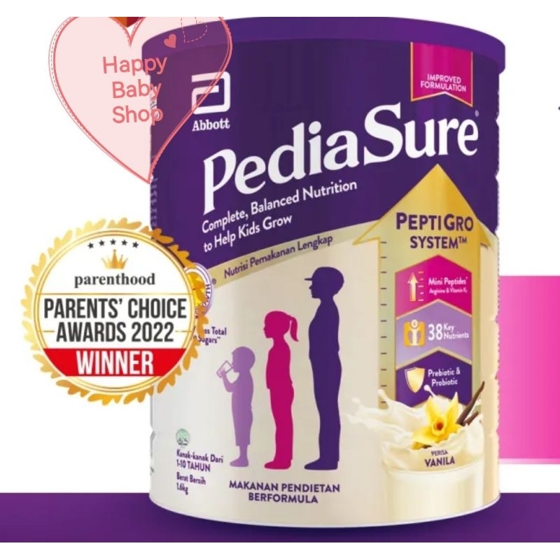 Pediasure Vanilla/Asli Peptigro 1.6kg (vanilla exp Aug 2024; Asli exp 2025) | Shopee Malaysia