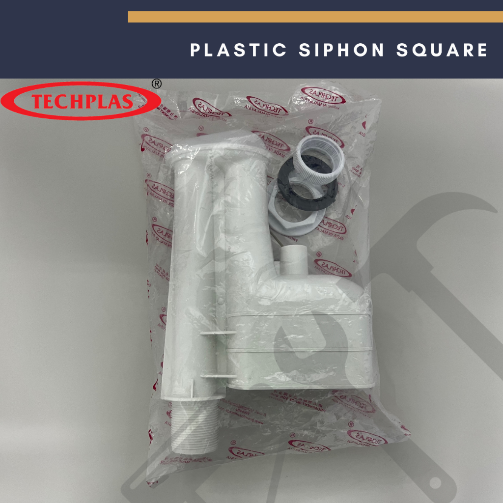 Techplas Cistern Plastic Siphon [1015 - Square] | Shopee Malaysia