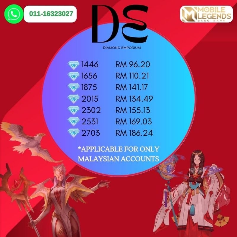 mlbb diamond murah Malaysia | Shopee Malaysia