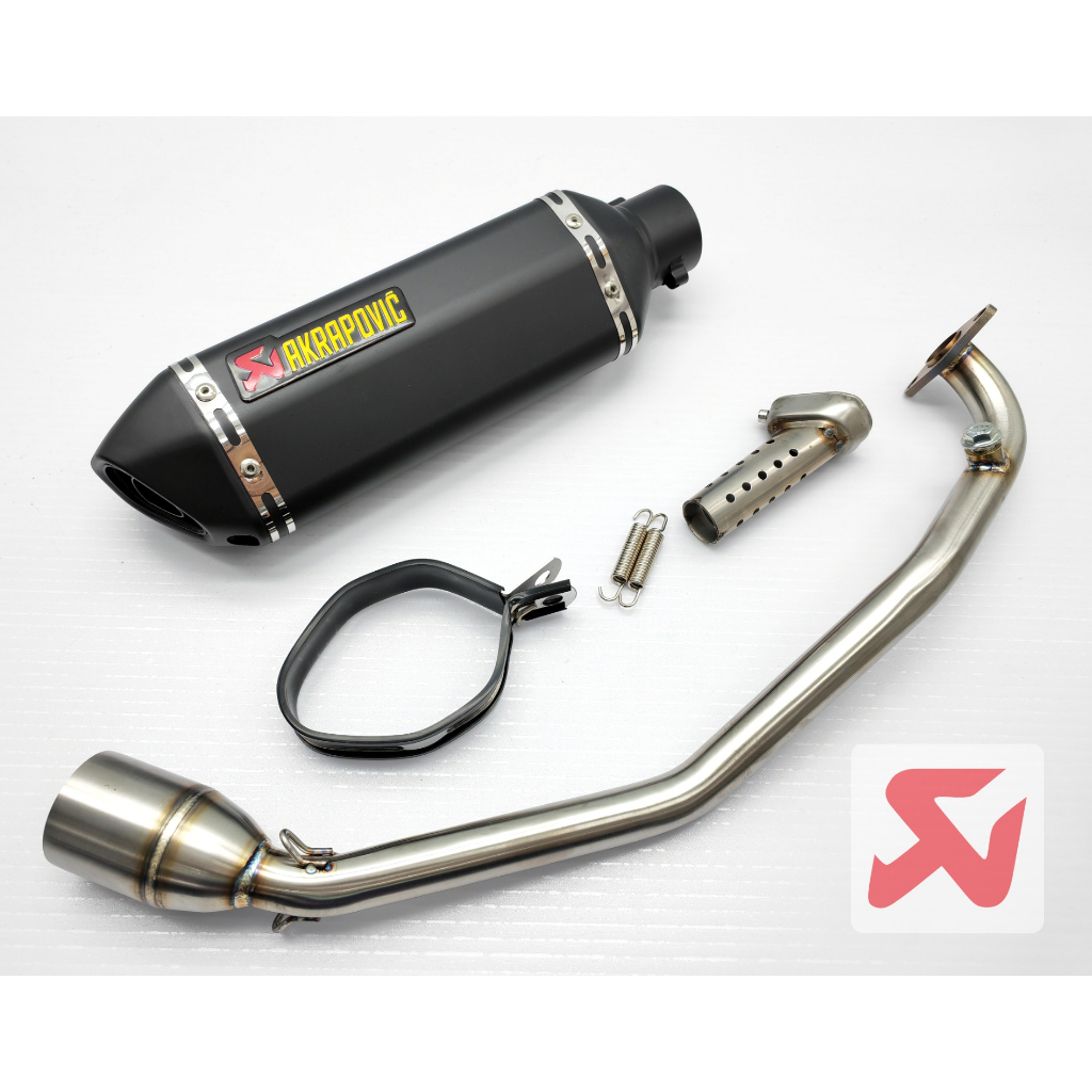 Exhaust Honda ADV160 Akrapovic Long Ekzos Full System Tabung Muffler ...