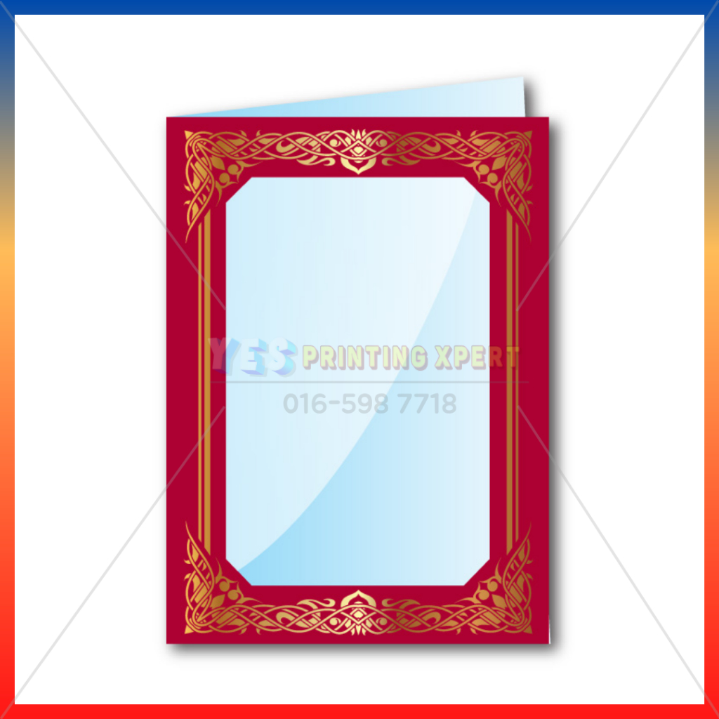 [READY STOCK] EXCLUSIVE CERTIFICATE FOLDER/HOLDER A4 WITH PVC COVER AND ...