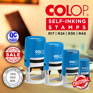Colop Customized Round series Self-Inking Stamp Chop / Ruber Stamp ...