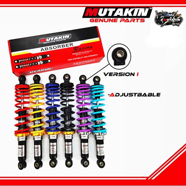 MUTAKIN ADJUSTABLE GAS ABSORBER V1 280MM 330MM 340MM EX5 WAVE 100 110 ...