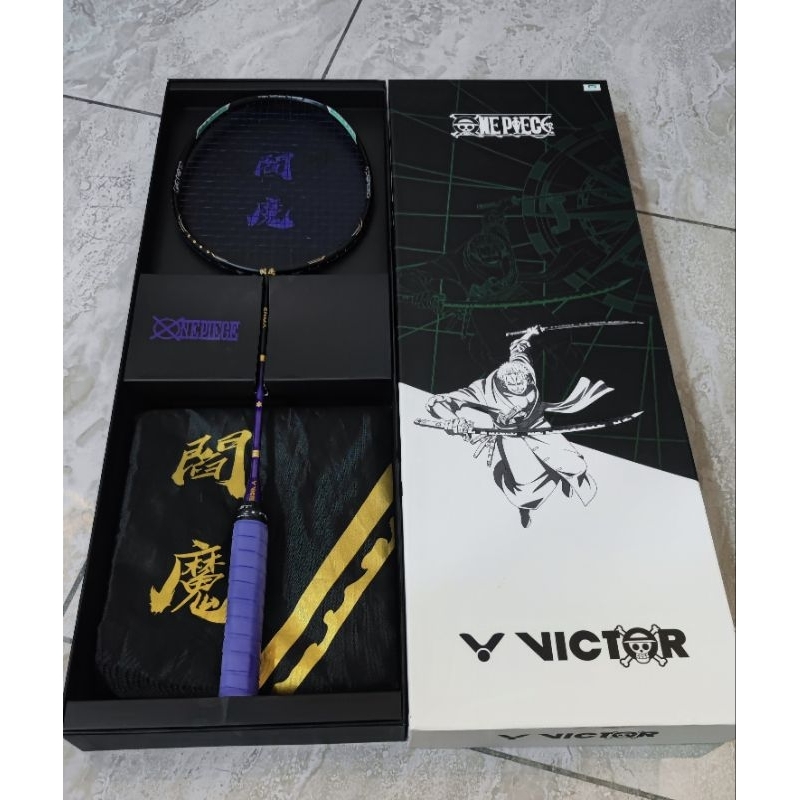 (used)Victor Thruster one piece TK-OP Zoro 阎魔 limited edition | Shopee ...