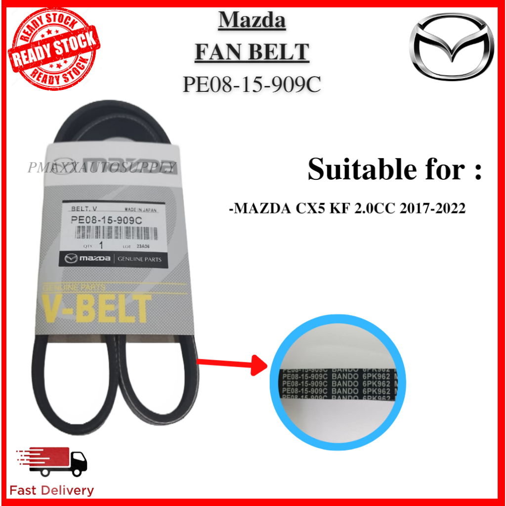ORIGINAL FAN BELT***/ V-RIBBED BELT> MAZDA CX5(FOR SKYACTIV) 6PK962 ...