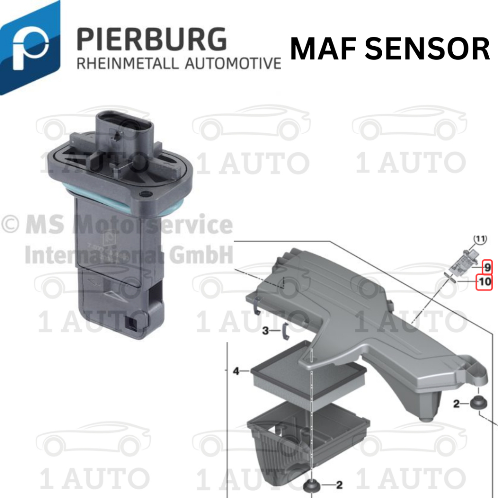 PIERBURG GERMANY MAF SENSOR BMW F20 116i 118i 120i F30 316i 320i 328i ...