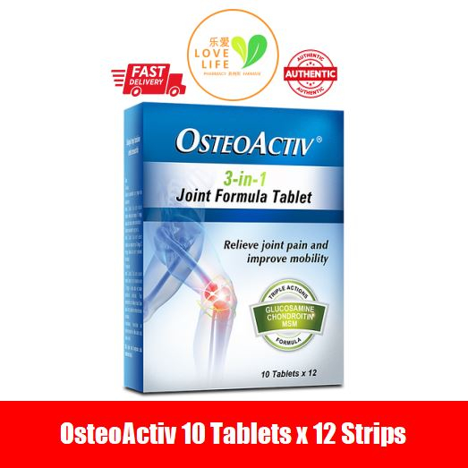 EXP2026 Osteoactiv Tablet 12 x 10's osteo active activ osteoactive ...