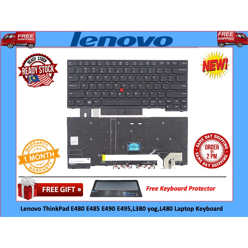 Lenovo ThinkPad E480 E485 E490 E495 L380 L390 L390 L480 T480s T490 T495 / 01YP270 01YP520 Laptop ...