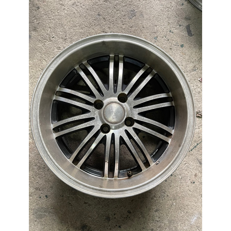 Used Rim 16inch 1pcs For Spare 4x100 Vios Yaris City Jazz Alza Myvi ...