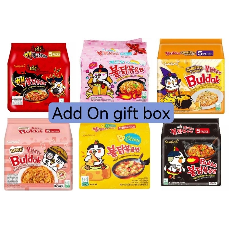 Samyang buldak pack ramen 1pcs 130g / 140g | Shopee Malaysia