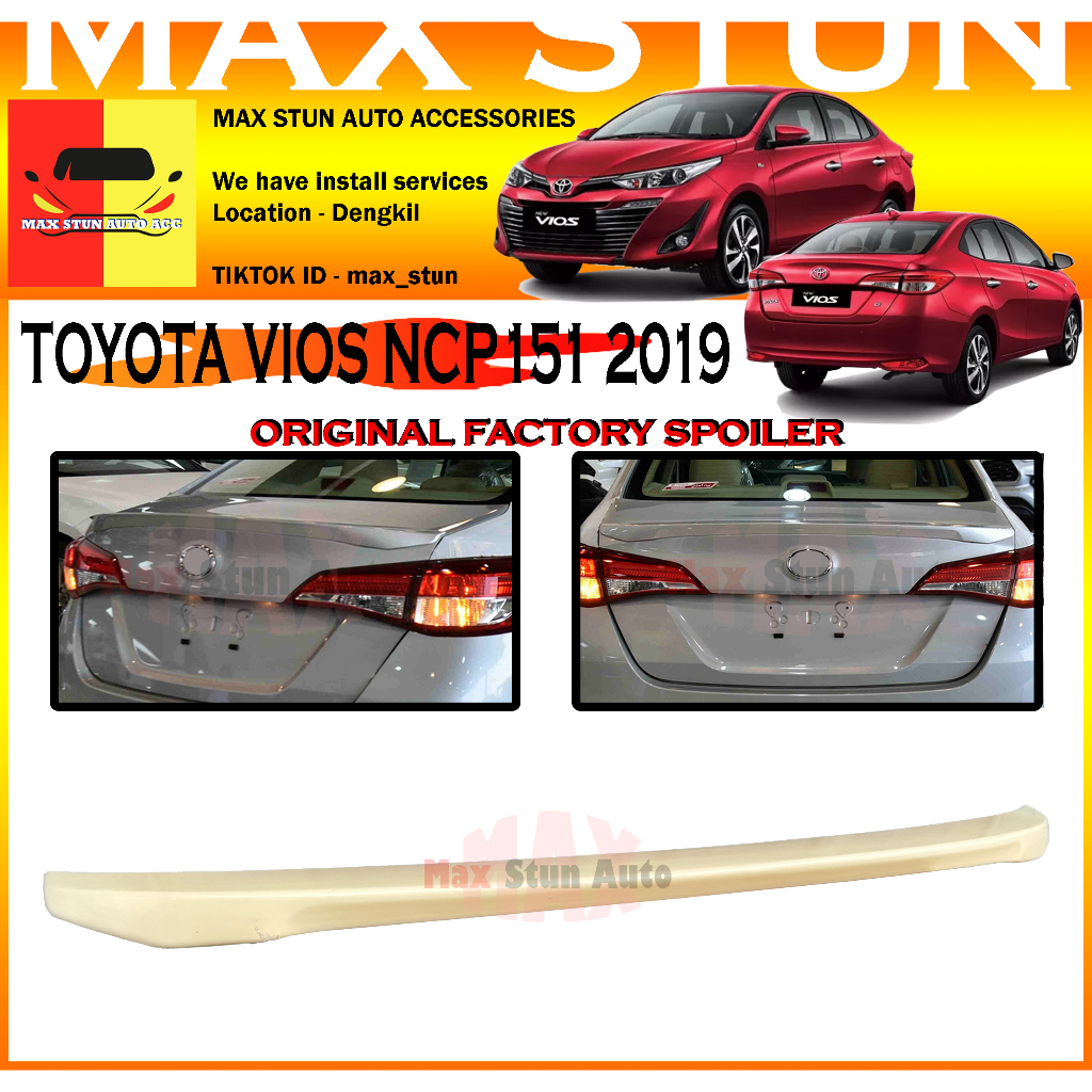 TOYOTA VIOS NCP151 2019 OE LOOK SPOILER REAR TRUNK SPOILER DUCKTAIL ...