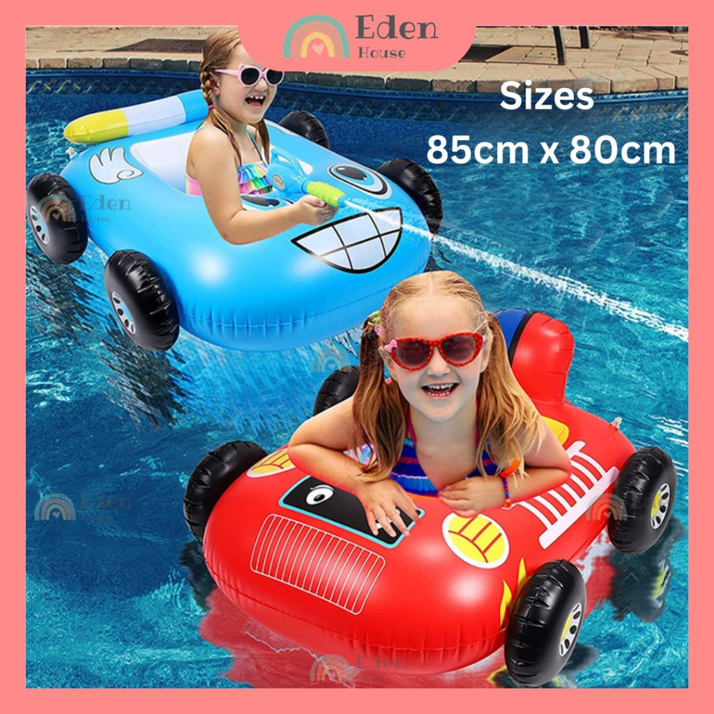 Car Sit Ride On Float Kids Swimming Float Life Baby Inflatable Swim ...