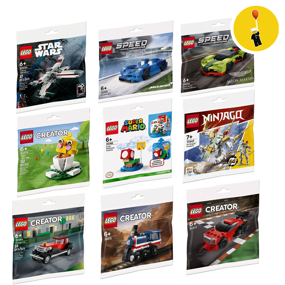 LEGO 30654, 30385, 30434, 30644, 30575, 30343, 30649, 30577, 30589 ...