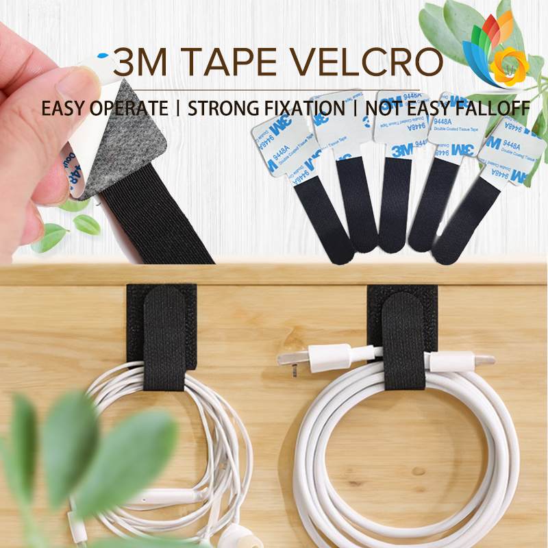 3M Self-Adhesive Cable Organizer Magic Tape - Wire Holder and Cable ...