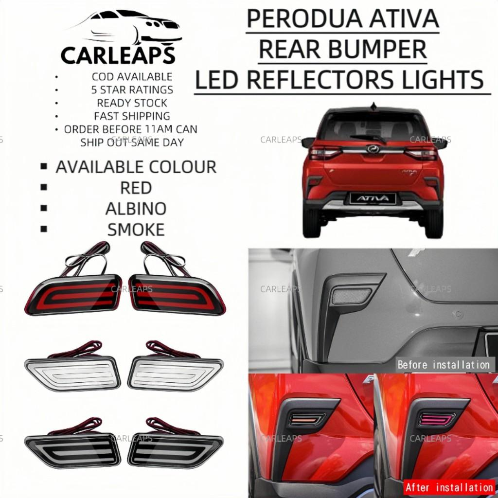 TCS Perodua ativa rear bumper led reflectors lights accessories 1set ...