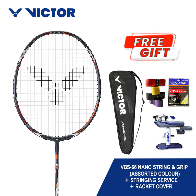 Victor AuraSpeed 100X Mohammad Ahsan Badminton Racket ARS-100X | Shopee ...